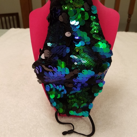 Kirks Folly | Accessories | Covids Coming Kirks Folly Sequin Face Mask ...